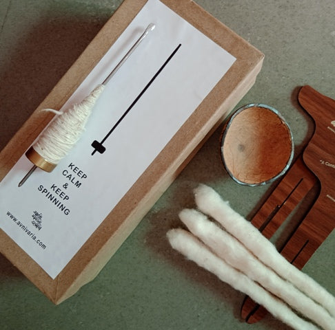 Takli Spindle Hand Spinning Kit – The ANJELMS Project
